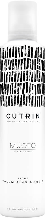 CutrinMuoto Light Volumizing Mousse 300ml - muotovaahto Cutrin Muoto ...