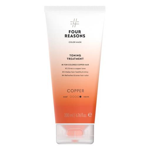 Four Reasons Color Mask Toning Treatment Copper 200ml - sävyttävä ...